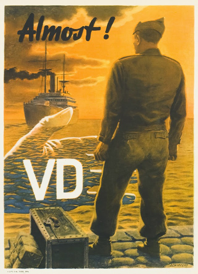 40 Hilarious Vintage STD Propaganda Posters from World War II