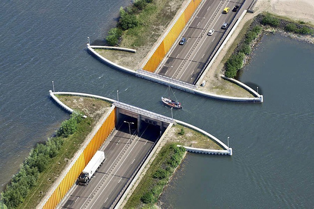 The Dutch built a water bridge appears to break laws of physics – Ochen