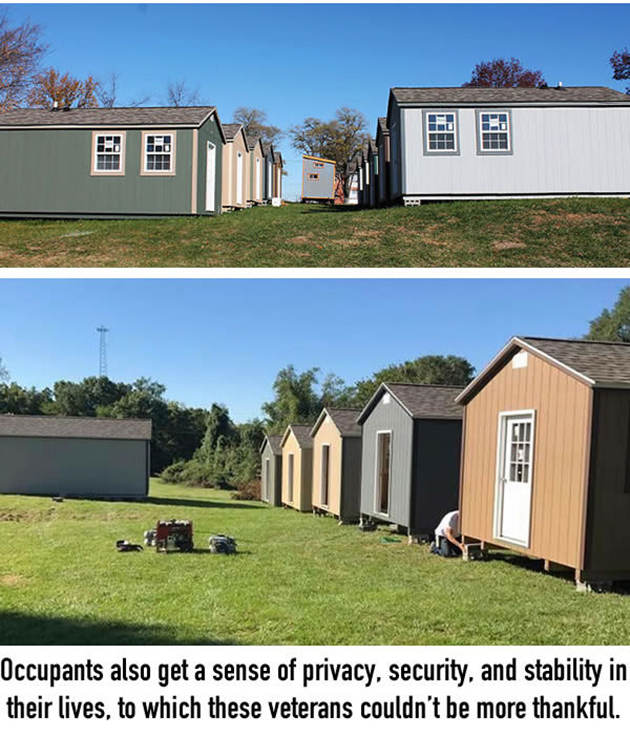 City Builds Tiny Village For Homeless Veterans With 50 Tiny Houses So