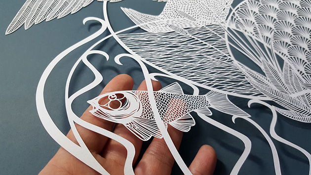 Accurate Paper Art by Pippa Dyrlaga