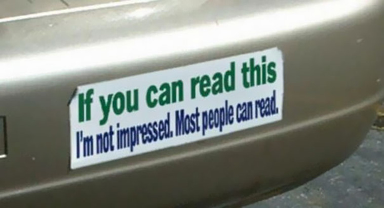 20 Bumper Stickers That Are Actually Funny