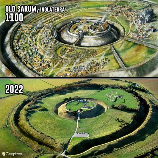 Old Settlements Around The World With Then vs. Now Photos