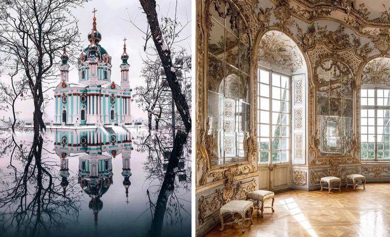 Everything Is Covered With Colorful Flower Paintings In This Polish Village