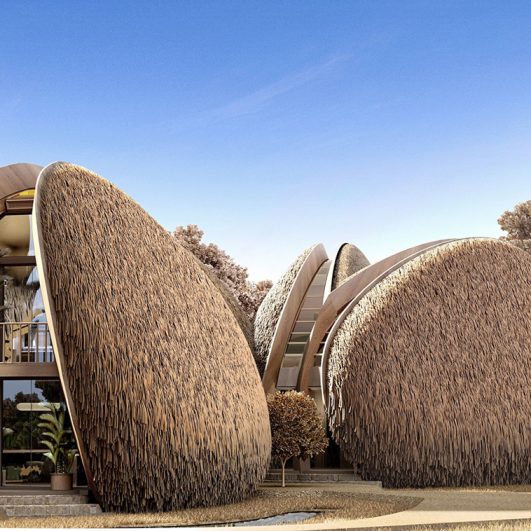 Shell House: A Mussel-Shaped Modern Family Recreation Center